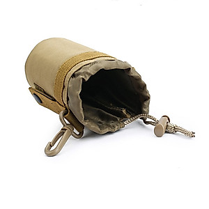 TEGOOL Water Bottle Sleeve Bag Holder Tactical Pouch (Black)