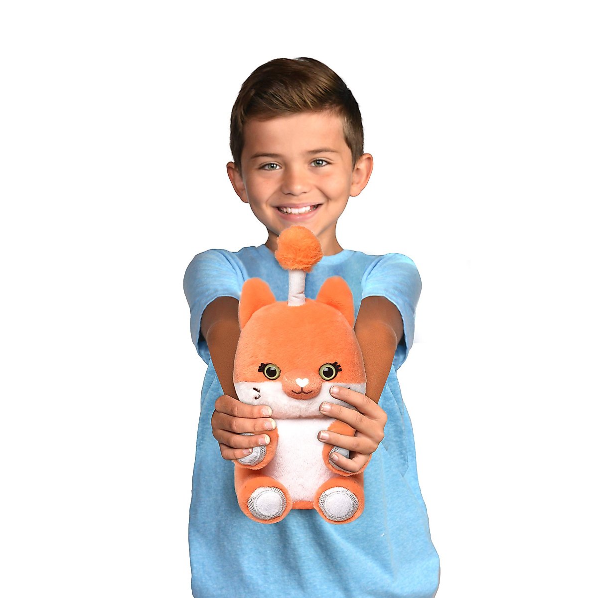 Fuzzible Friends Cubby The Fox Plush Light Up Toy – Works with Compatible Amazon Echo Devices for Interactive Activities and Sounds – Amazon Exclusive