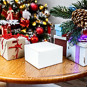 amscan White Gift Box - 9" x 9", 1 Pc