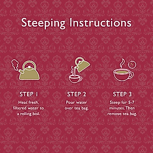 The Republic of Tea Downton Abbey Lady Cora's Evening Herbal Tea, 36 Tea Bags, Gourmet Chamomile Tea