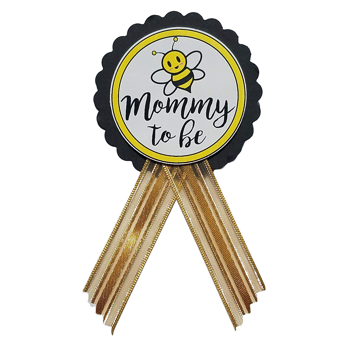 Mommy & Daddy to Bee Pins Baby Shower Honeycomb Honeybee Sprinkle by Amy's Bubbling Boutique