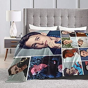 Noah Schnapp Soft Warm Flannel Fleece Blanket All Season Throw Blankets for Bed Couch Living Room 80"x60"