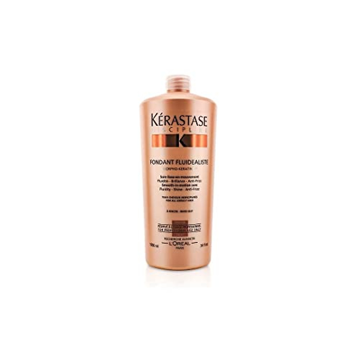 KERASTASE Discipline Fondant Fluidealiste Smooth-in-Motion Care Conditioner for Unisex, 34 Fl Oz
