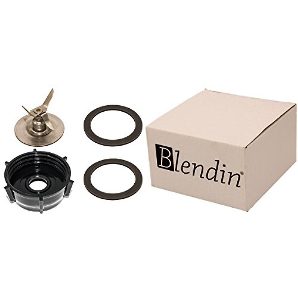 Blendin Ice Crushing Blade with 2 Gaskets and Jar Base, Compatible with Oster and Osterizer Blenders