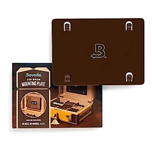 Boveda Metal Boveda Mounting Plate | For Use With One (1) Size 320 Boveda (Sold Separately) | Includes One (1) Mounting Magnet | 1-Count