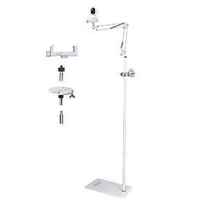 Fotoleey Floor Stand for Baby Monitor/Security Camera/Cellphone with Clamp Compatible with Nanit Pro Smart, Kasa, VTech, Owle, Owlet Cam 2, Nooie invidyo, SwitchBot, BJS Cubo Ai Plus