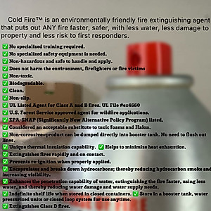 Cold Fire 13oz- Ultimate Fire Protection (4pack)