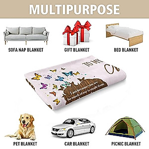 SteadStyle Gifts for Mom from Daughter, Mom Birthday Gifts Blanket, Mom Gifts for Mother's Day Christmas Thanksgiving, Fluffy Blanket for Mom (60" × 50")