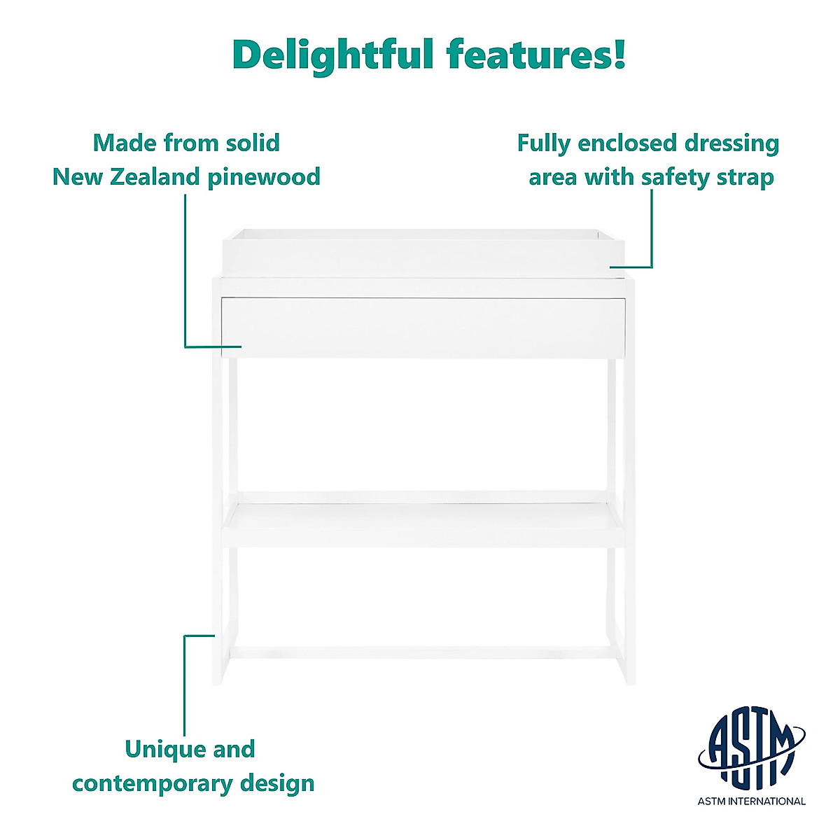 Dream On Me Arlo Changing Table