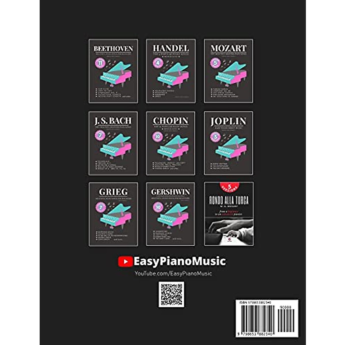 Fur Elise – Beethoven - 4 Versions - From a Beginner to an Advanced Pianist!: Teach Yourself How to Play. Popular, Classical, Easy - Intermediate Song ... Piano Series: From Beginner to Virtuoso)