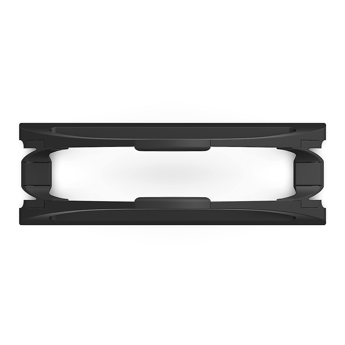HumanCentric Vertical Laptop Stand for Desks (Matte Black) | Adjustable Holder to Dock Apple MacBook, MacBook Pro, and Other Laptops to Organize Work & Home Office