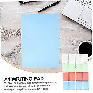 MAGICLULU Pottery Tools 80 pcs Slip Translucent Tools Reading Over Papers Exam Overlay Pad Boards Paper Anti- Drawing Home Stationery Mixed Pottery Anti-Slip Cutting Bookmark