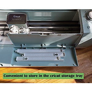 Extension Tray Compatible with Cricut Explore Air3 2 1,Extender Tray Compatible with Cricut Mat,Cutting Mat Extender Support for Explore Air Series (Not Compatible with Maker3 and Maker) (White)