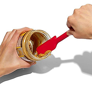 OXO Good Grips 2 Piece Silicone Spatula Set, red/seltzer