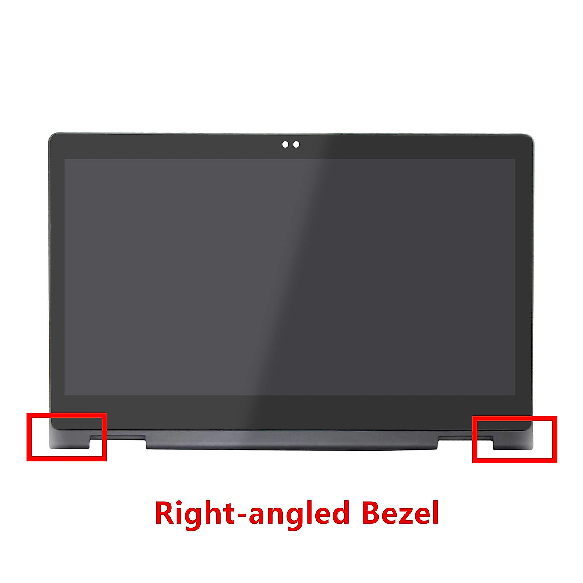 LCDOLED Replacement 13.3 inches B133HAB01.0 NV133FHM-A11 FullHD LCD Display Touch Screen Digitizer Assembly with Bezel for Dell Inspiron 13 5368 i5368 5378 i5378 5379 i5379 CD3Q3C2 (2D Webcam Holes)