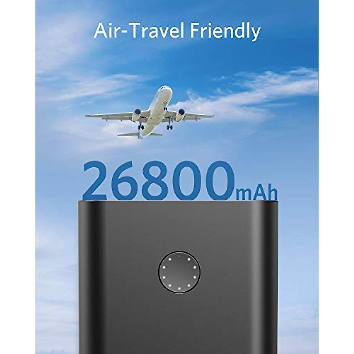 Anker PowerCore+ 26800mAh PD 45W with 60W PD Charger, Power Delivery Portable Charger Bundle for USB C MacBook Air/Pro/Dell XPS, iPad Pro, iPhone 14/13/12 Series, and More