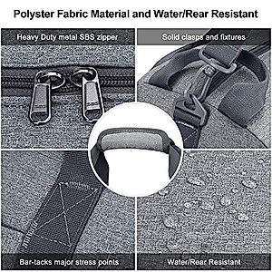 Travel Duffel Bag, 55L Foldable Duffle Bag with Shoes Compartment Packable Weekender Bag for Men Women Water-proof & Tear Resistant HIKISS-Grey