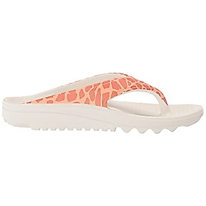 Spenco Women's Fusion 2 Safari Flip-Flop, Pink Giraffe, 11