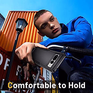 Vinve Case Compatible with Google Pixel 7 Pro, [Military Grade] Heavy Duty Shockproof Hybrid Rugged Bumper Protective Case for Pixel 7 Pro (Black)