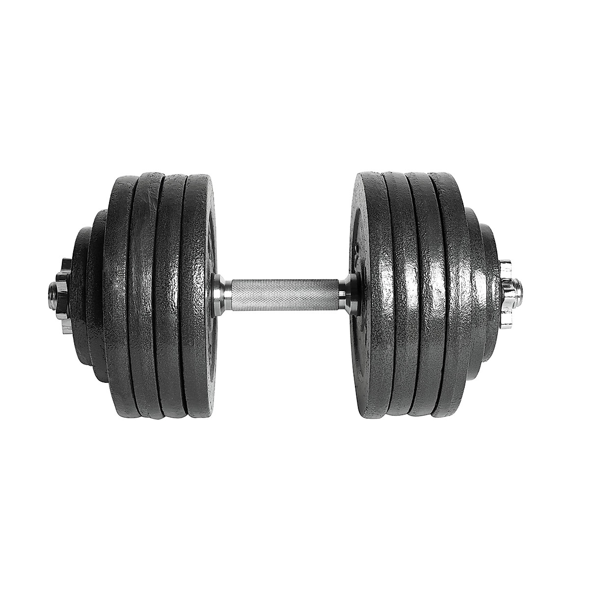 CAP Barbell 200-Pound Adjustable Dumbbell Weight Set, Black