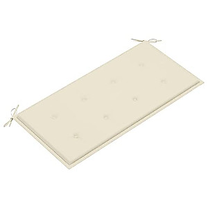 imasay Garden Bench Cushion Cream 39.4"x19.7"x1.2"