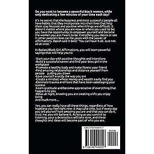 365 Badass Black Girl Affirmations: Positive Thoughts To Create Success, Wealth, and Higher Self-Esteem For Powerful Women