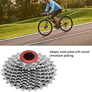 Shanrya Bike Cassette Sprocket, Accurate Gear Ratio 28T 10 Speed Low Noise Bicycle Freewheel for Road Bike