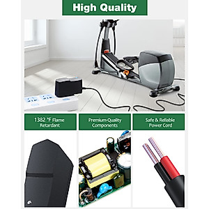 JOVNO 6V 2A AC Power Adapter Compatible with Ellipticals and Trainer Bikes Power Supply Commercial 400/VR AudioStrider A.C.T. Pro 800 600 U300 R400 CX925 CX938 CX1000 ASR 630 700, 6.6ft