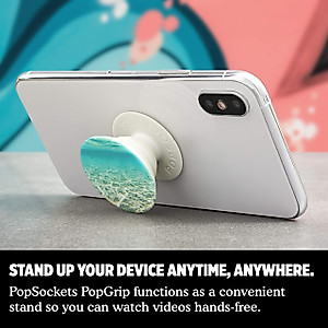 PopSockets Phone Grip with Expanding Kickstand, Blue Lagoon