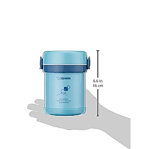 Zojirushi Ms. Bento Stainless Lunch Jar, One size, Aqua Blue