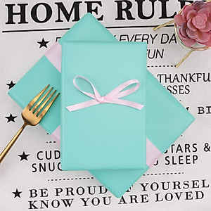 RUSPEPA Mint Wrapping Paper Solid Color for Wedding, Birthday, Shower, Congrats, and Holiday - 30 inches x 32.8 feet