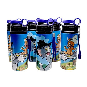 Tom & Jerry Print Copper Bottle For Drinking Water Copper Water Bottle Drink More Leak Proof Copper Water Vessel Premium Copper Bottle With Leak Proof Design By ORNATE INTERNATIONAL.