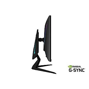 AORUS FI27Q 27" 165Hz 1440P NVIDIA G-SYNC Compatible IPS Gaming Monitor, Built-in ANC, 2k Display, 1 ms Response Time, HDR, 95% DCI-P3, 1x Display Port 1.2, 2x HDMI 2.0, 2x USB 3.0
