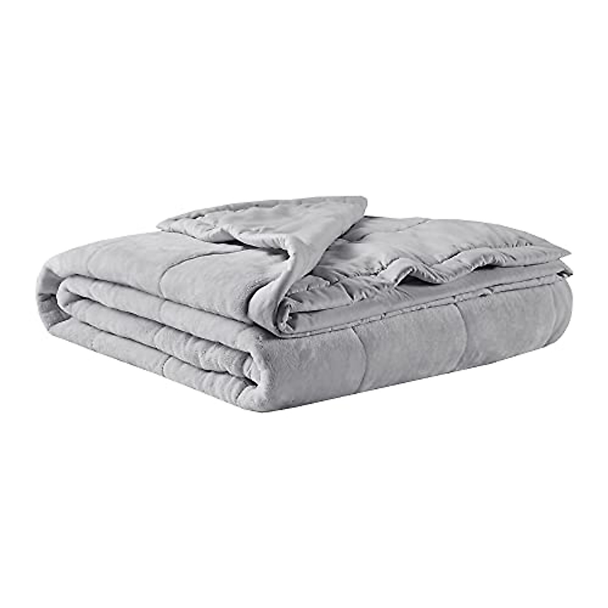 Madison Park Coleman Cozy Reversible Blanket, Luxury Plush All Season Down Alternative Cover for Bed, Couch and Sofa, King(108"x90"), Grey