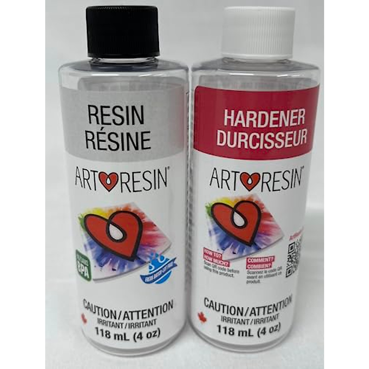ArtResin - Epoxy Resin - Clear - Non-Toxic - 8 oz (4 oz resin + 4 oz hardener) (236 ml)
