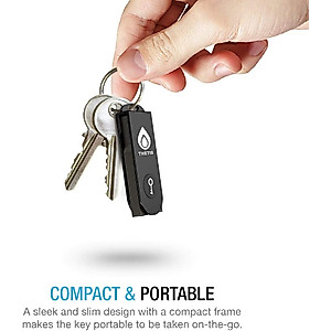 Thetis Security Key - U2F and FIDO2, USB A, Two Factor Authenticator with Bluetooth, Multi-Layered Authentication Protection HOTP U2F Compatible Windows, MacOS, Gmail, Linux - Black