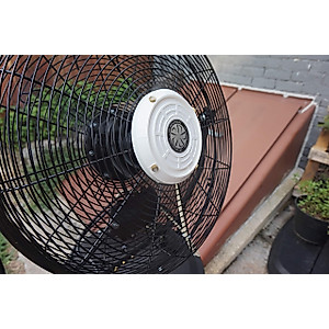 TPI PM18S Outdoor Rated Self-Contained Power Mister, Stand Alone, Medium Pressure, 18" Blade Size, 120-Volt with GFCI Plug