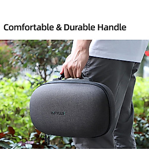 LOXIDA Carrying Case for PICO 4 VR Headset,All-in-one VR Gaming Headset Hard Case for PICO 4 VR Carry Case (Black)