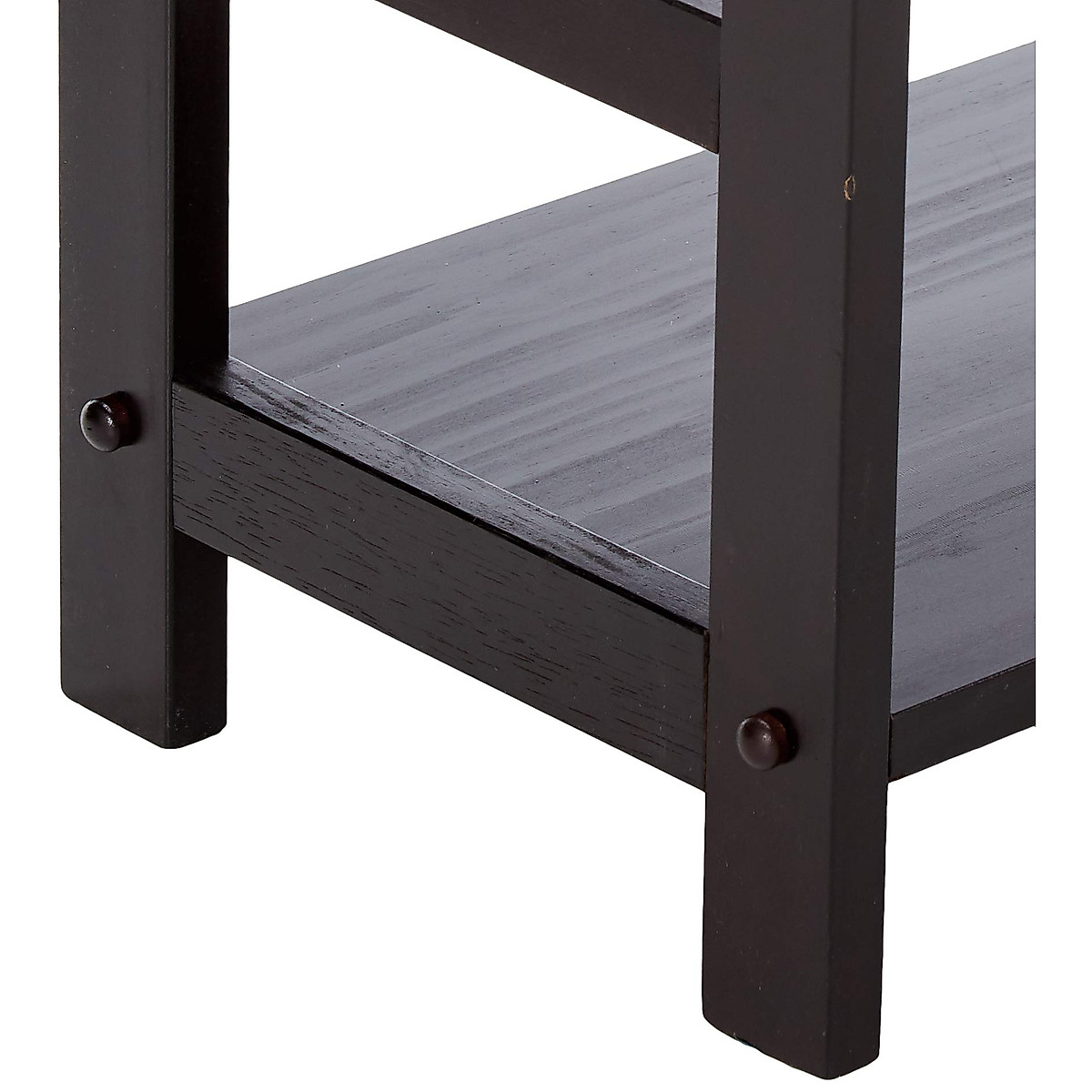 Winsome Wood Leo model name Shelving, Small, Espresso