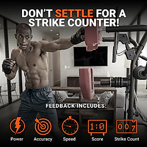 Nexersys N3 Elite Home Boxing Trainer & Sparring Partner - Challenging & Fun Personal Workouts, Competitions & Games | No Subscription or Experience Required | Adjustable Height | Ideal for Home Gyms