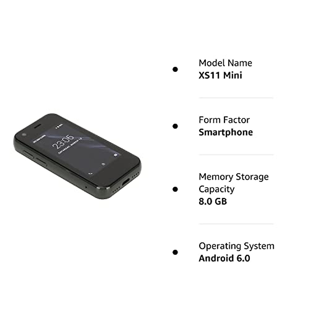 Dilwe XS11 Mini Smartphone for Kids, 3G 2.5Inch Student Pocket Cellphone WiFi GPS 1GB 8GB Quad Core Android Cell Phones, Great Kids and Students, 2MP/5MP Camera(2.5" Green)