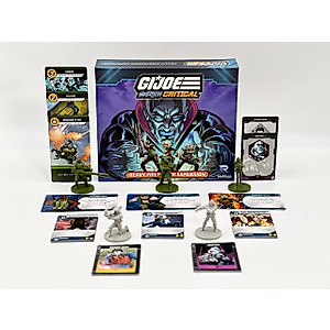 Renegade Games Studios G.I. Joe Mission Critical: Heavy Firepower Expansion - Cooperative Board Game, Role Playing Game, Renegade Game Studios, Ages 14+, 2-5 Players, 45-60 Minute Playing Time