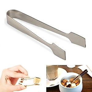 Sugar Cube Tongs 4" Stainless Steel Serving Tea Coffee Ice Cookie Serving Tool !