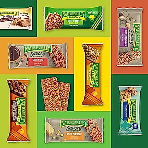 Nature Valley Savory Nut Crunch Bars, White Cheddar, 0.89 oz, 5 bars