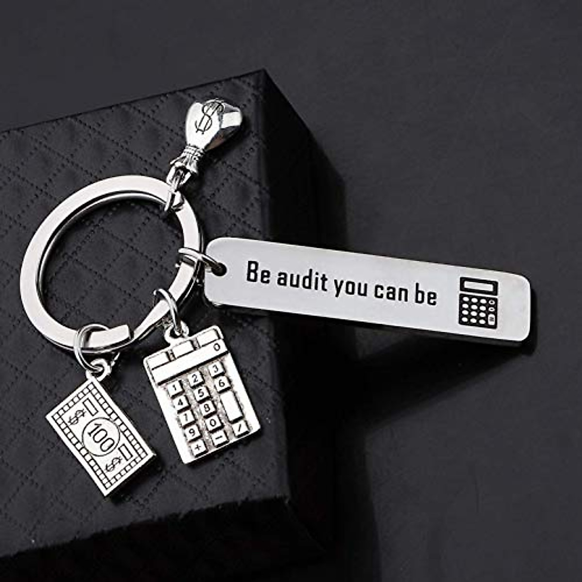 WSNANG Accountant Jewelry Be Audit You Can Be Keychain Auditor Gift Accounting Major Gifts CPA Graduation Gift (Be Audit Keychain)