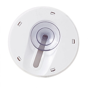 Zadro 7" Lighted Makeup Mirror with Magnification 8X/1X Suction Cup Wall Mounted Makeup Mirror 3-Color LED Travel Mirror