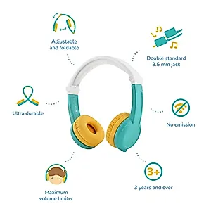 lunii Experience Pack English: My Fabulous Storyteller and Octave Headphones – Interactive Storyteller with Headphones for Children 3 to 8 Years of Age