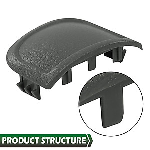 GRAND ORANGE Switch Cover Cluster Bezel Dash Trim Compatible with 1998-2004 Chevy S10 Blazer 4x4 4wd Gray