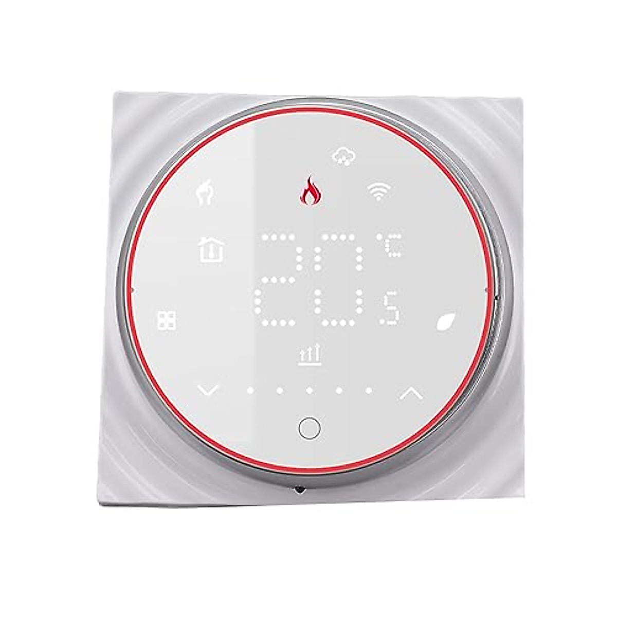 Smart WiFi Thermostat, AC95-240V Wireless WiFi Thermostat for Home for Water Heating (White)