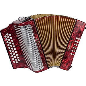 Hohner 3523GR 15.5-Inch 43-Key Accordion
